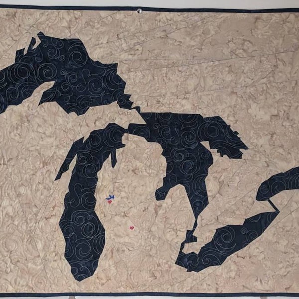 Great Lakes Foundation Paper Piecing Pattern Quilt Pattern Great Lakes ...