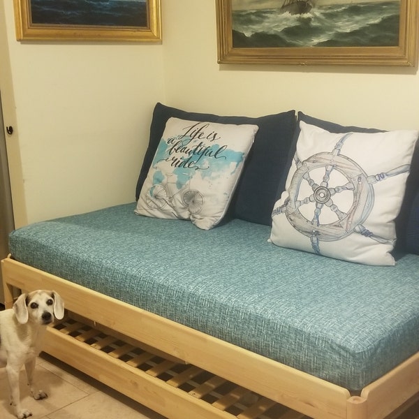 Fitted Daybed Cover in Twin, Twin Xl and Full Mattress Cover, Customize ...