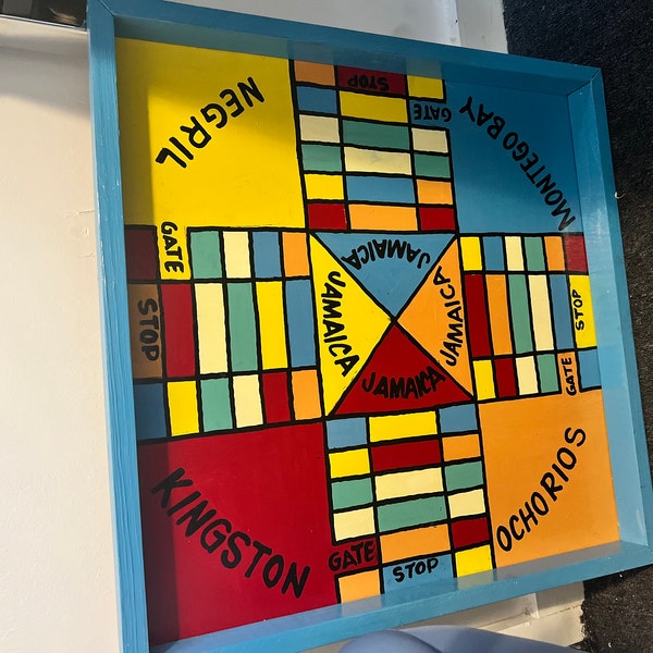 100% Jamaican Ludo Board | Authentic - Made in Jamaica | Family Size ...