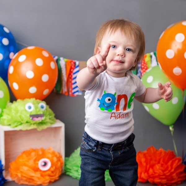 Monster Birthday Party - Monster Birthday Outfit Boy - Boy First ...