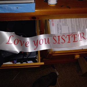 Funeral, Memorial Ribbon, Custom Printed W/your Message, Floral ...