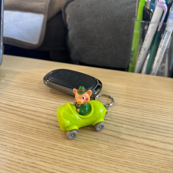 The Busy World of Richard Scarry Upcycled Keychains Mcdonald's Happy ...