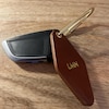 Vintage Leather Hotel Key With Brass Oval Key Ring, Personalized ...