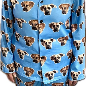 Custom Pajamas, Matching Pet Owner Set, Personalized Photo Pajama Set ...