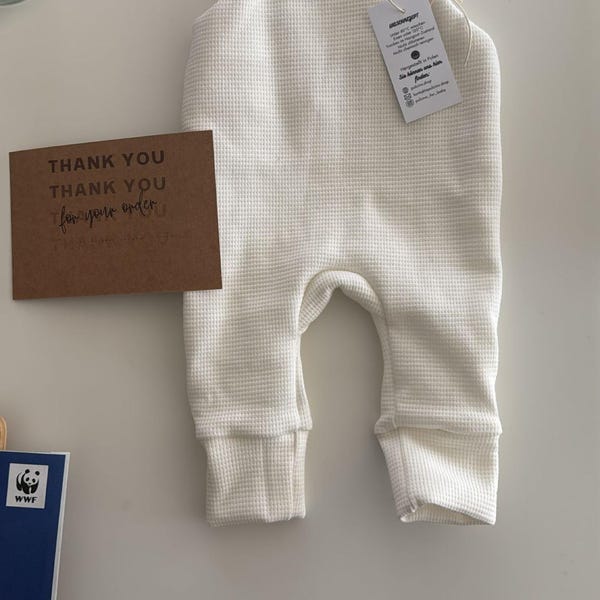 Newborn Cotton Overalls: Handmade Baby Romper, Preemie Clothes - Etsy