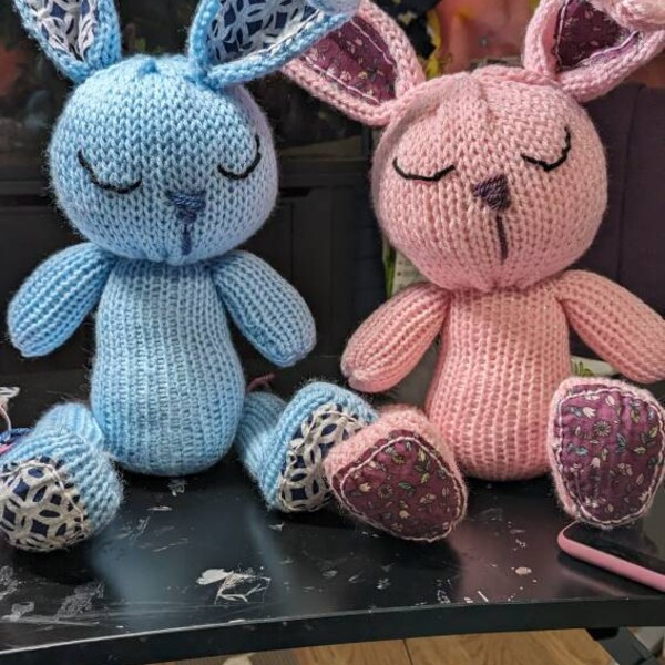 Bunny Knitting Machine Pattern PDF ONLY Addi Sentro - Etsy