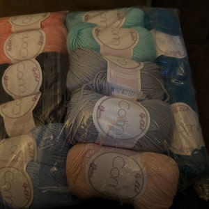 Yarn, Yarn Gift Set, Bamboo Yarn, Cotton Yarn, Gift for Woman, Crochet ...