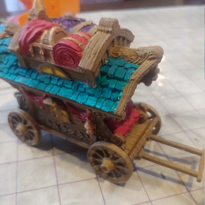 Dnd Gypsy Wagon Merchant Wagon Traveler Caravan Cart Gypsies Tabletop ...