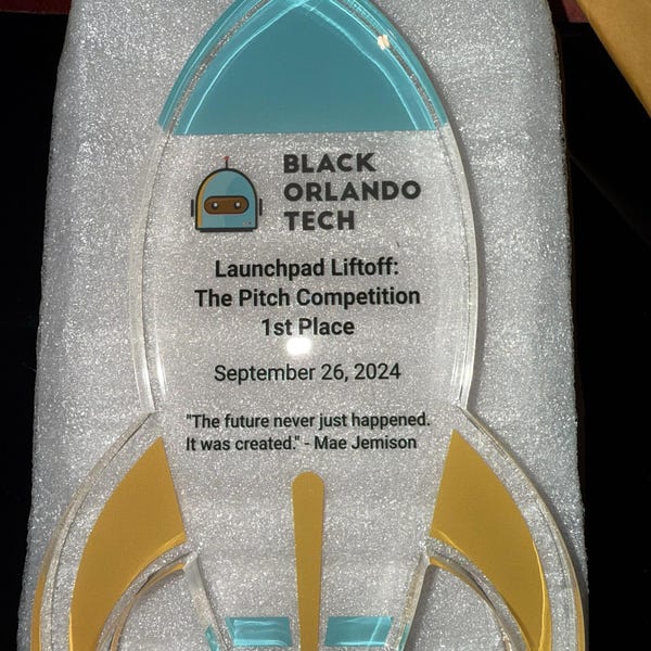 Rocket Trophy / Launch Award / Milestone Trophy / Tech Gift - Acrylic ...