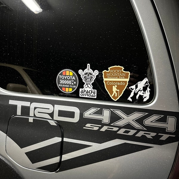Toyota Vintage Stripes 4WD Vinyl Sticker/ Car Decal Tacoma Tundra ... Toyota Vintage Stripes 4WD Vinyl Sticker/ Car Decal Tacoma Tundra ...