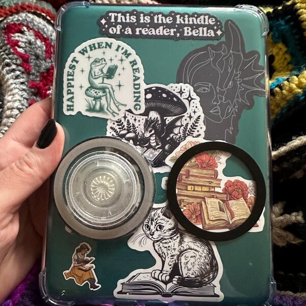 Fantasy Bookstack Sticker / Bookish Sticker / Bookish Merch / Kindle ...