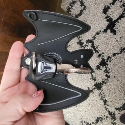 Bat Motorcycle Motorist Car and Bike Keychain Biker Chic - Etsy