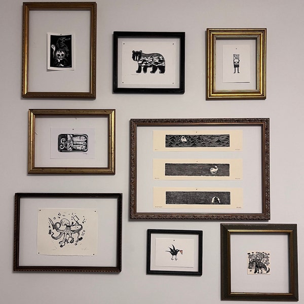 5 X FRAMES Med/ Large Decorative Frames (bespoke Collection) Chosen by ...