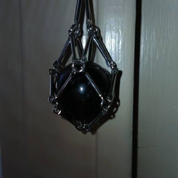 Titanium Steel Gem Holder Necklace , Titanium Steel Crystal Holder ...