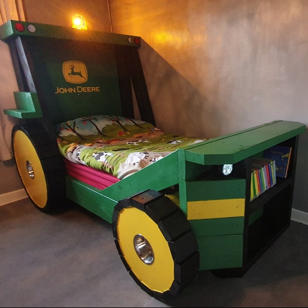 Tractor Bed PLANS (pdf Format) - Twin Size - for a Kid Bedroom (full ...