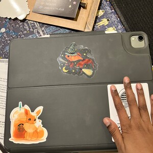 Beautiful Transparent Vinyl Sticker Red Moth Waterproof - Etsy