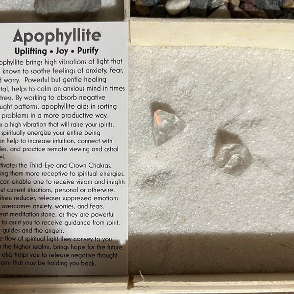 Raw Apophyllite Points (1g - 83g) - Apophyllite Point - Crystals ...
