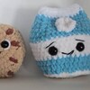 Bundle: Mini Milk and Cookies Crochet Pattern, Low Sew Plush Mini Milk ...