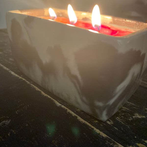 Rectangle Silicone Mould/mold for Concrete Planters/candles. UK ...