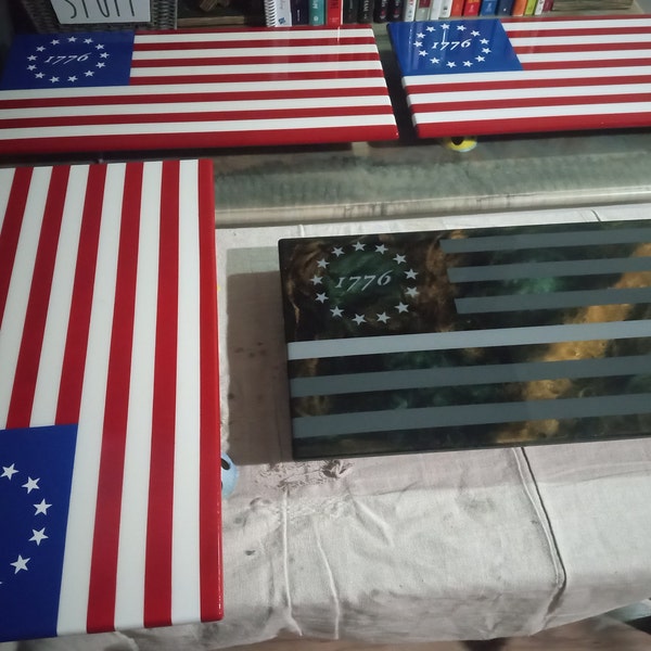 Betsy Ross Flag Stencil | 1776 Stencil | Patriotic USA Stencil | United ...