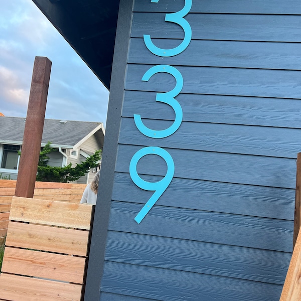 18 Inch Modern House Numbers Letters - Etsy