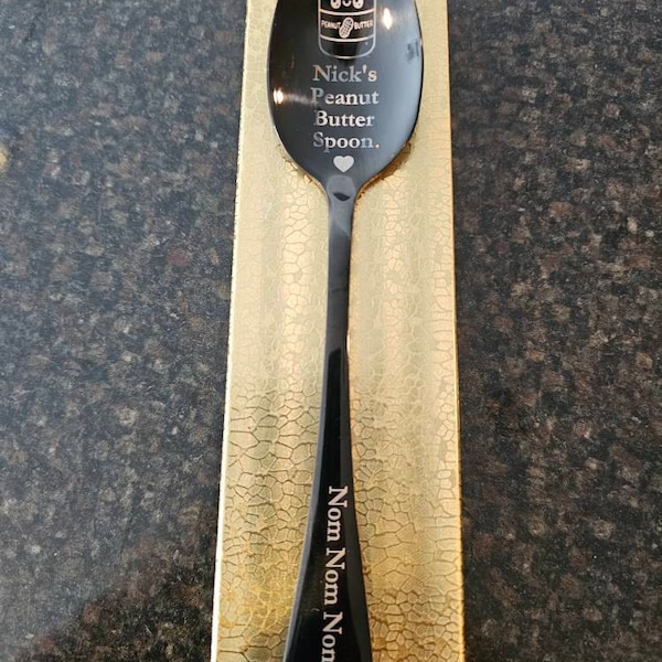 Personalized Ice Cream Spoons Custom Engraved Spoon to a Lifetime of ...