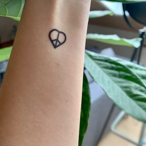 Go Live Temporary Tattoo set of 3 - Etsy