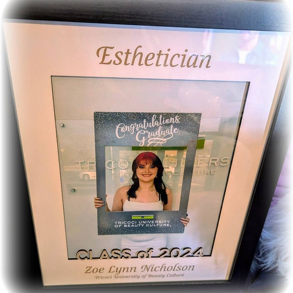 Personalized Class of 2026 Graduation Photo Frame Mat - Etsy