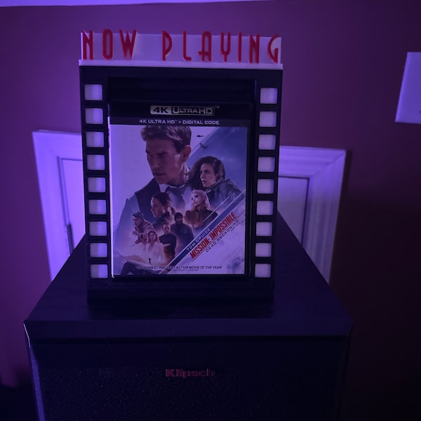 Now Playing DVD and Blu Ray Frame - Etsy