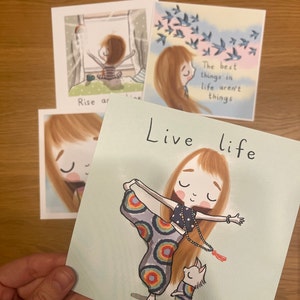 Postcards set 3 by Cally Jane Studio - Etsy