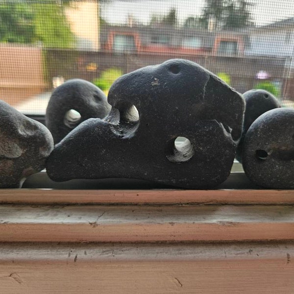 A Huge Heavy Hag Stone With Fossilized Communal Coral From Ireland ...