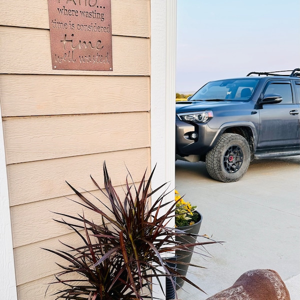 Welcome to the Deck Metal Sign - Custom Porch/patio/deck Sign - Outdoor ...