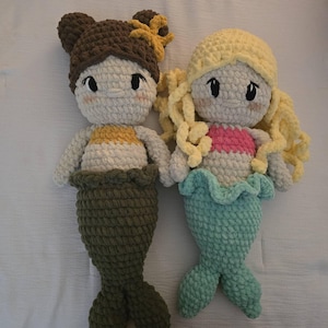 The Original Merbabies Amigurumi Pattern, Crochet Merbaby Plushie ...