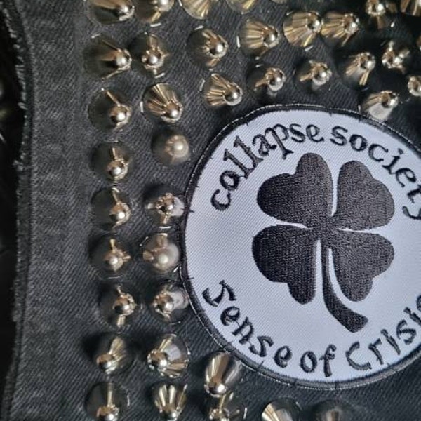 DISCHARGE Back Patch two Option - Etsy