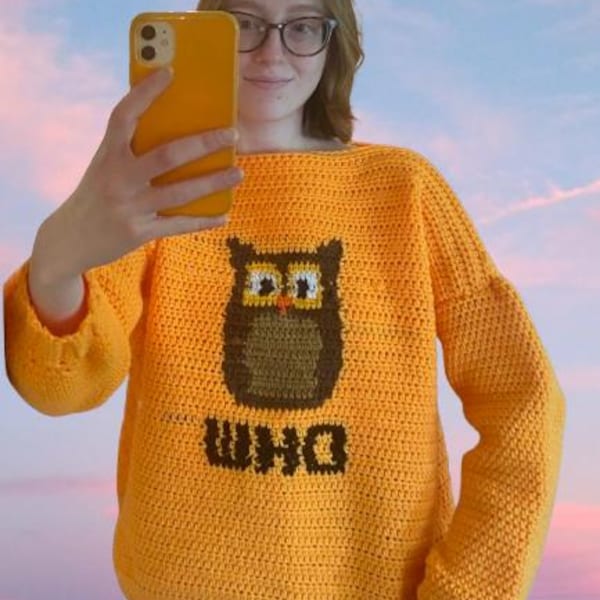Crochet Pattern - Koi Pond Pullover Oversized Sweater, Beautiful, Cozy ...