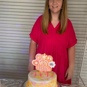 3 Rex Birthday Cake Topper in Isla - Etsy