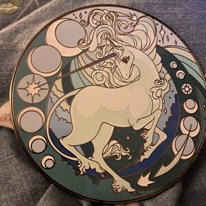 Jumbo 4 Inch TLU the Last Unicorn Pastel Pink Center Head | Etsy