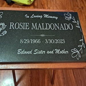 Memorial Stone, Custom in Loving Memory Stone, Memorial Plaque ...