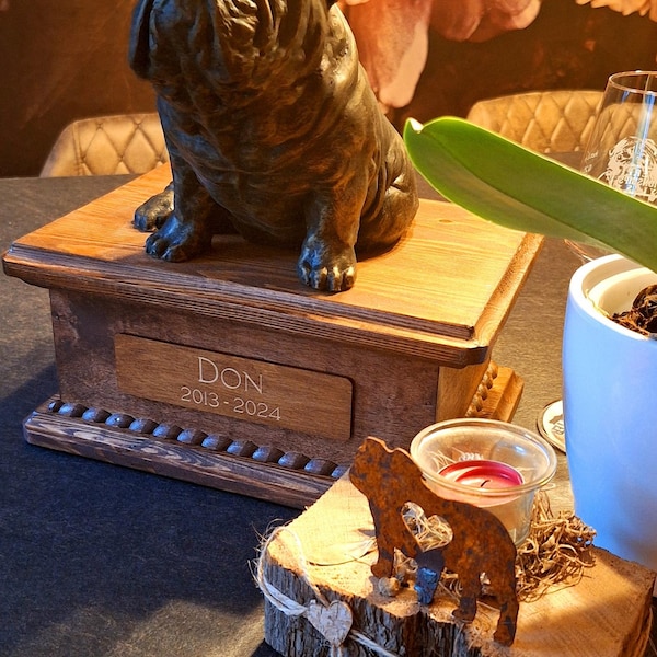 Labrador Retriever Statue, Cold Cast Bronze Sculpture, Marble Base ...