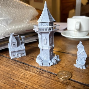 10mm Scale Buildings Set - Etsy