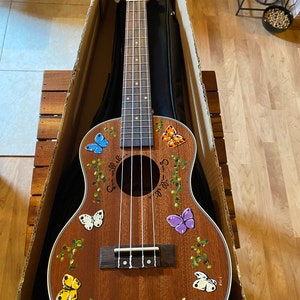 Custom-painted Viola: Viola Flower Design | Etsy