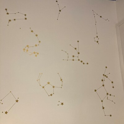 Constellation Stickers, Constellation Decals, Astronomy Wall Art ...