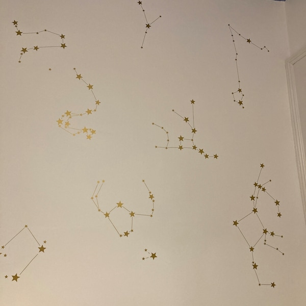 Constellation Stickers, Constellation Decals, Astronomy Wall Art ...