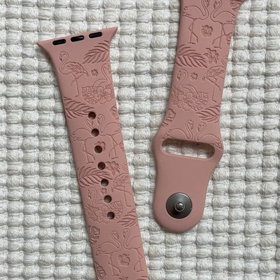 DIGITAL DOWNLOAD Tropical Flamingo Floral Watchband File Svg - Etsy