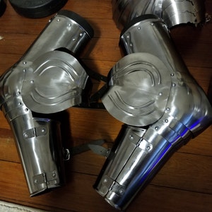 Gothic Leg Guard Medieval Warrior Polyens Combat Armour - Etsy