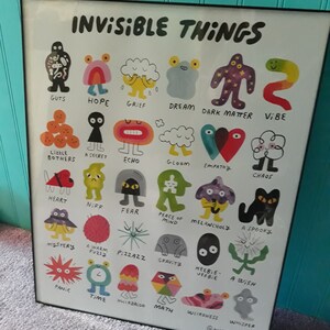 Invisible Things WORLD 16X20 Poster | Etsy