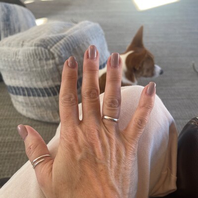 Wavy Thumb Ring, Solid 925 Sterling Silver Thumb Ring, Finger Ring ...