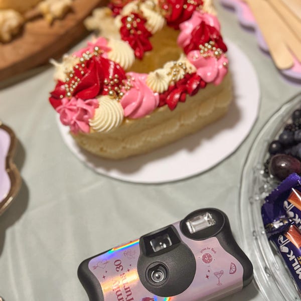 WRAP ONLY B&w- Custom Kodak Disposable Camera Wrap - Custom Camera ...