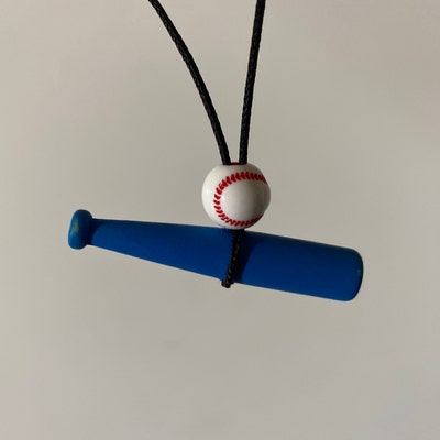 Mookie Betts Lucky Necklace Replica baseball and Bat Necklace Dodgers ...