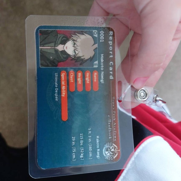 Neon Genesis Evangelion Inspired NERV ID Badge. Costume Cosplay Prop ...